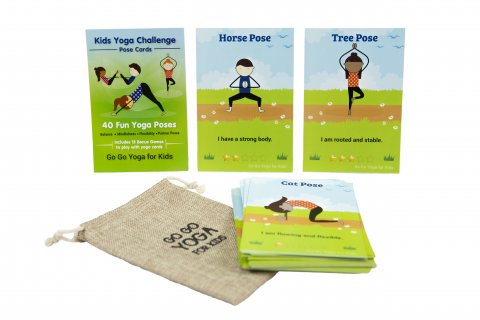 Yoga Pose Memory Game for Kids - Go Go Yoga For Kids